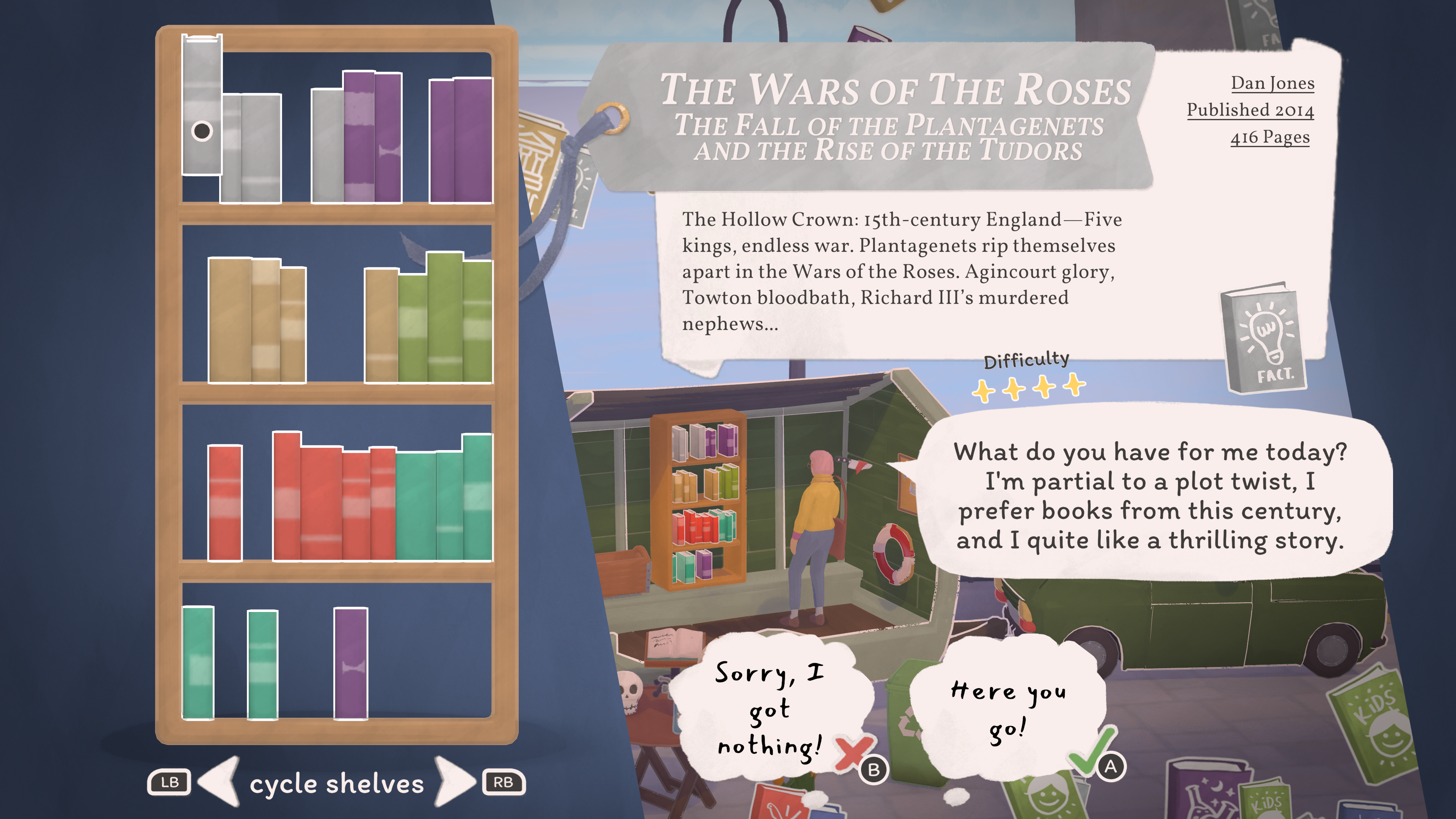 Game Review – Tiny Bookshop – The Book Wench
